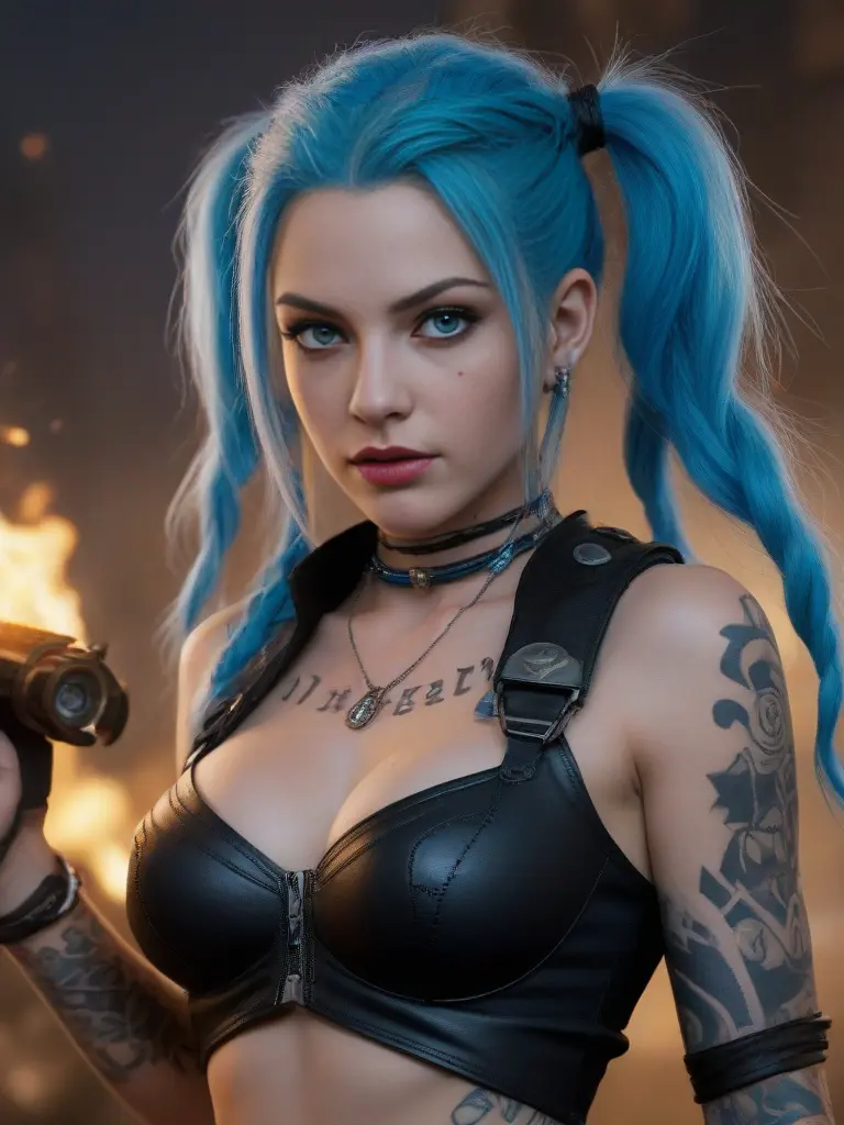 Chat with Jinx - NSFW Character AI - Female Game Hero